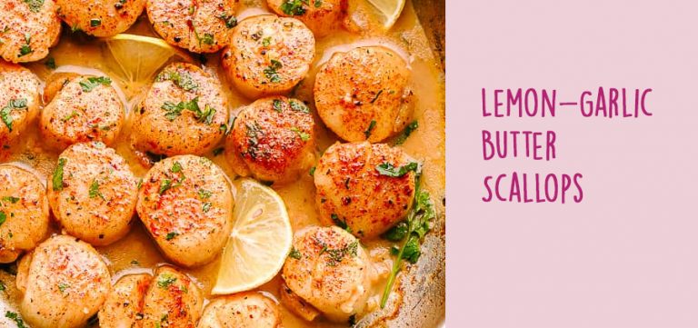 Lemon-Garlic Butter Scallops